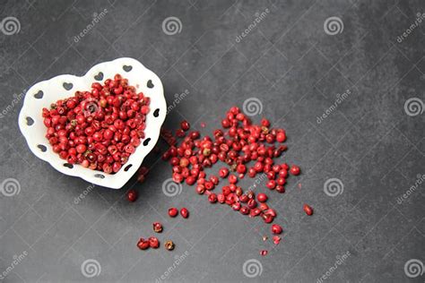 Pink Pepper Berries Schinus Terebinthifolia Stock Image Image Of