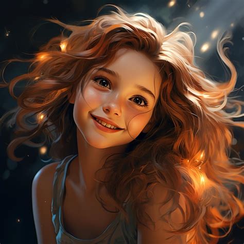 Premium Ai Image Girl Smiling Background