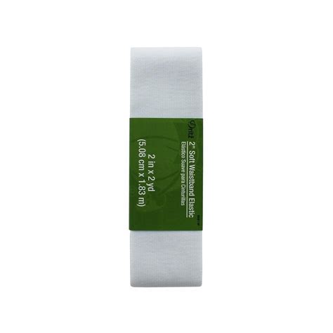 Dritz Elastic Soft Waistband 2 White