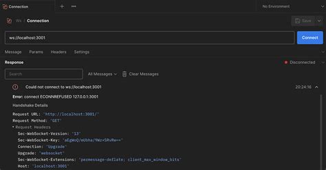 Econnrefused Error When Trying To Connect To A Websocket 🙋 Help