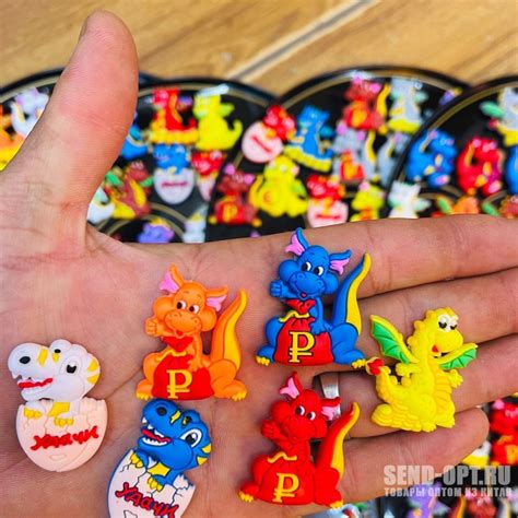 Купить Магнит символ года 2024 Дракон 50шт оптом в Москве со склада Send