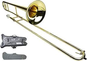 Amazon Merano Gold Brass B Flat Tenor Slide Trombone With Zippered