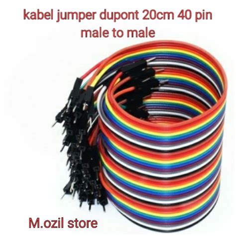 Jual Kabel Jumper Dupont Arduino 20cm 1pcs Shopee Indonesia