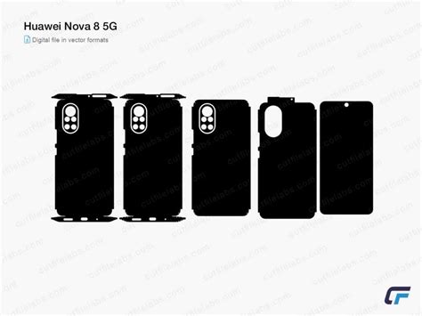 Huawei Nova 7 Cut File Template Cut File Labs