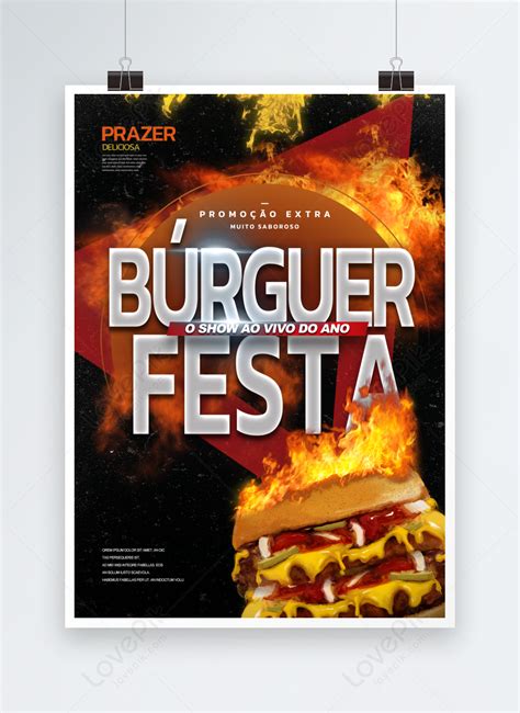 맛있는 음식 햄버거 판매 블랙 포스터 이미지 사진 467555338 무료 다운로드