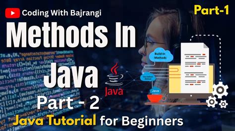 Lecture 12 Methods In Java Part 2 Types Of Methods In Java Java Full