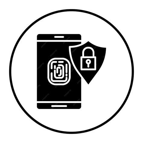 Premium Vector Mobile Security Vector Illustration