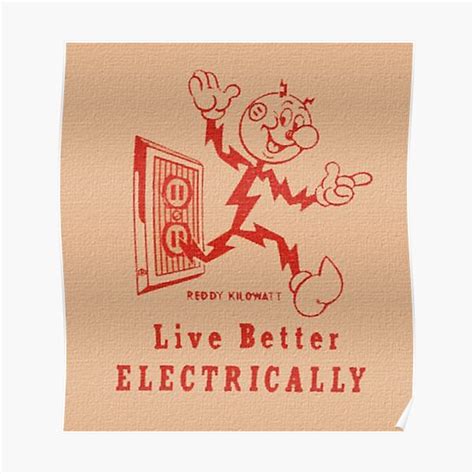 Reddy Kilowatt Posters Redbubble