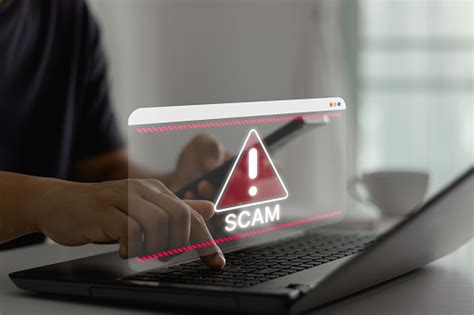 Cyber Security Software Warning Fraud Scam Alert Hacker Detection Attack On Computer Network