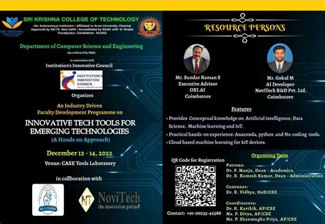 Sri Krishna College Of Technology Novitech Randd Pvt Ltd