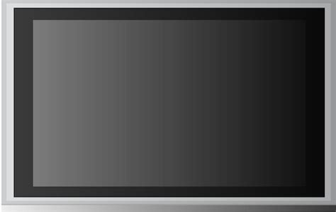 Pantalla de tv realista panel negro con estilo moderno gran diseño de