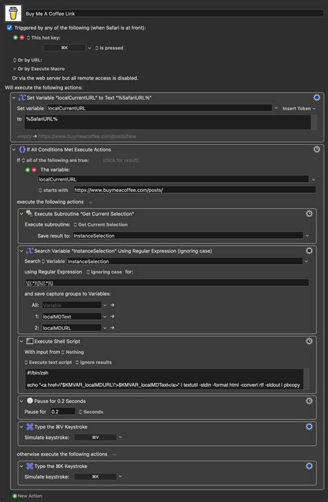 Creating Rich Links In Keyboard Maestro Thoughtasylum