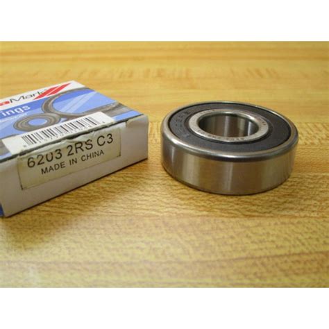Reliamark 6203 2RS C3 Bearing 62032RSC3 (Pack of 5) - Mara Industrial