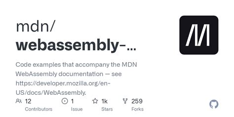 webassembly examples js api examples index compile at main · mdn
