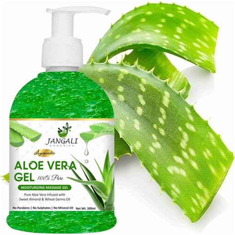 Pure Jangali Organics Aleovera Gel Acne Scars Hair Treatment 300 G