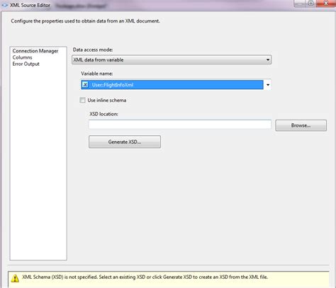 Xml From Webservice To Sql Server Using Ssis Stack Overflow