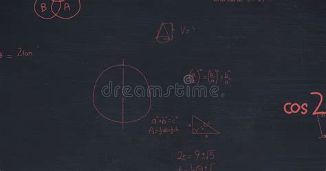 Animation Of Mathematical Data Processing Over Black Background Stock Video Video Of Computer