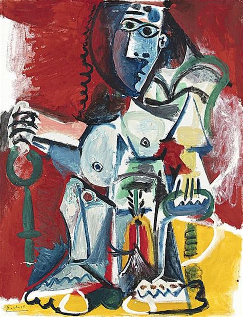 坐在扶手椅上的裸女作品赏析 世界名画图片 作品 艺点创意商城