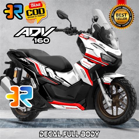 Jual Decal Adv 160 Stiker Full Body Variasi Desain Super Maxi Shopee