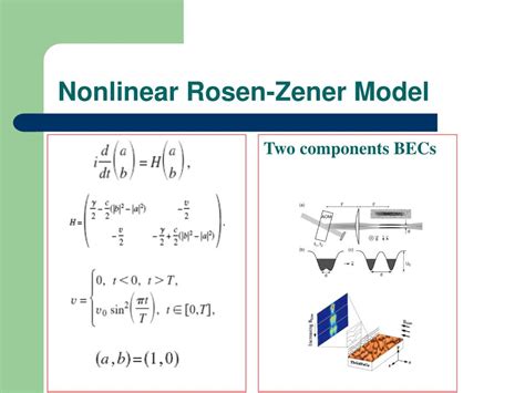 Ppt Rosen Zener Tunneling And Rosen Zener Ramsey Interferometer
