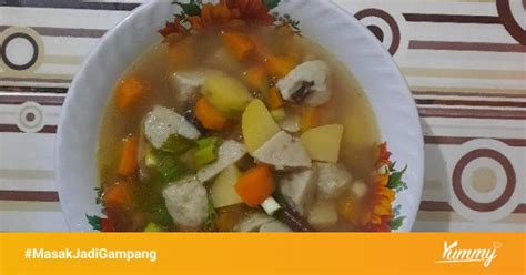 Resep Sup Bakso Sederhana Rumahan Di Yummy App