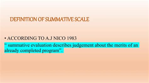 SEMATIC DIFFERENTIAL SCALE AND SUMMATED SCALE Pptx Education
