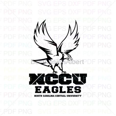 Nccu Eagles Svg Dxf Eps Pdf Png Cricut Cutting File Vector Etsy