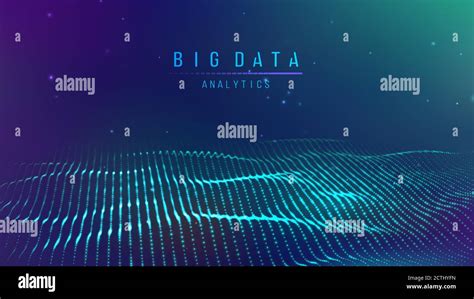 Big Data Visualization Background 3d Big Data Connection Background