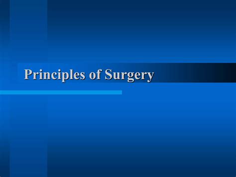Principles And Techniques Of Biopsy Ppt