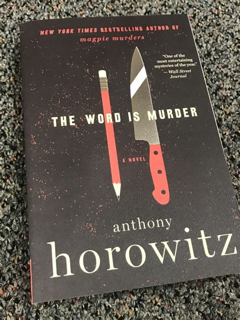 The Word Is Murder” By Anthony Horowitz Infinite Books
