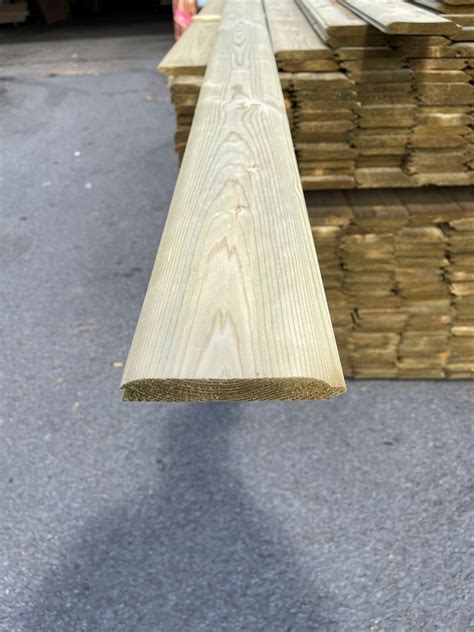 Loglap Cladding Treated 25mm X 125mm Bennetts Timber