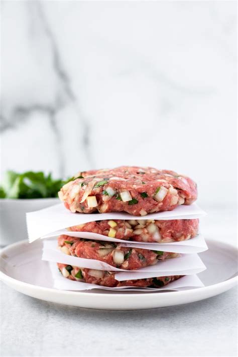 The Best Homemade Hamburger Patties Recipe Homemade Hamburgers