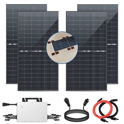 Enprovesolar Solaranlage 2000w Balkonkraftwerk Bifazial 1600w