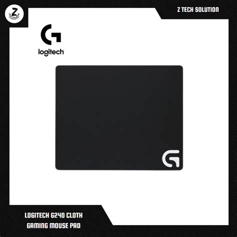 Logitech G240 Cloth Gaming Mouse Pad Black Z Tech Solution World