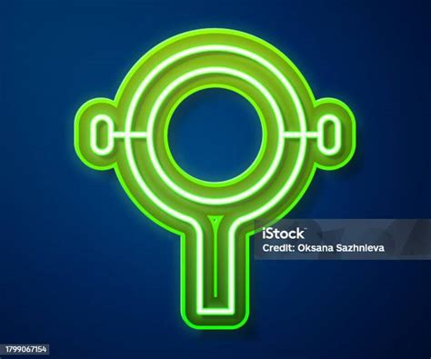 빛나는 네온 라인 필터 렌치 아이콘은 파란색 배경에 격리 전구 필터 트렁크를 조이는 열쇠입니다 벡터 0명에 대한 스톡 벡터 아트 및 기타 이미지 Istock