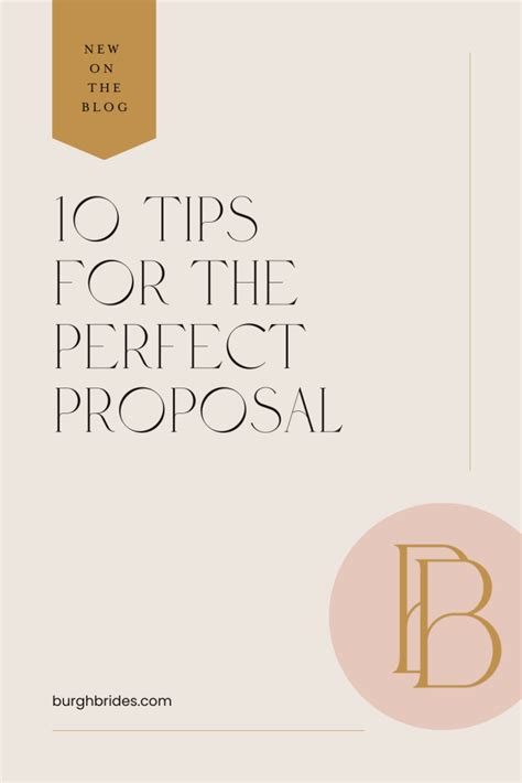 Tips For Planning The Perfect Proposal Burgh Brides