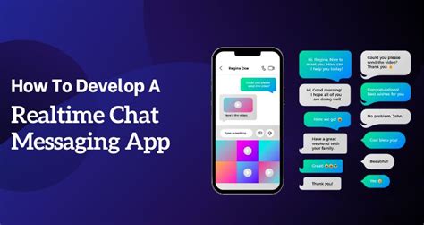 how to develop a realtime chat messaging app