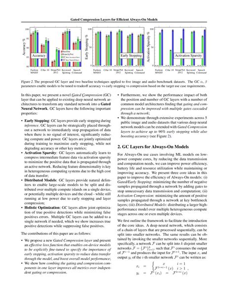Gated Compression Layers For Efficient Always On Models Deepai