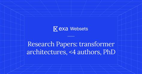 5 research papers transformer architectures