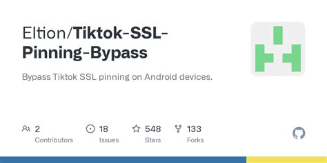 Releases · Eltiontiktok Ssl Pinning Bypass · Github