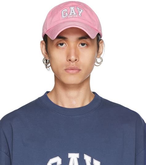 Balenciaga Pink Pride Cap Balenciaga