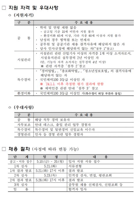 마감 케이피엑스서비스원주 계약직 및 전환형 인턴 근로자 채용 공고안내 시설관리 경비 미화 경영 채용정보