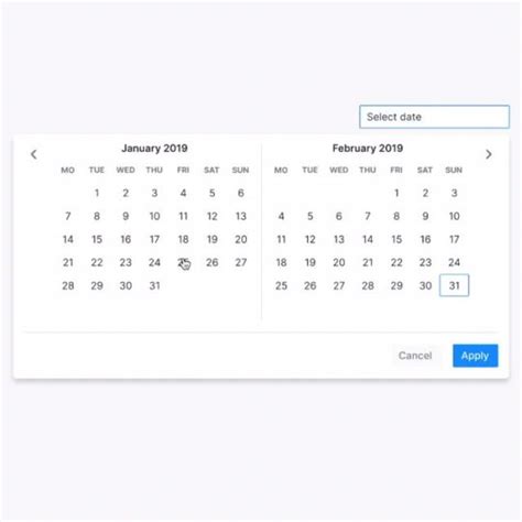 Collection Of UX UI Patterns In Motion Multi Selected Date Picker UI Pattern Exploration