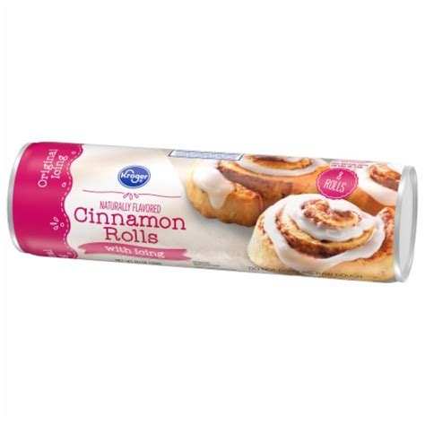 Kroger® Ready To Bake Cinnamon Rolls With Original Icing 124 Oz Kroger