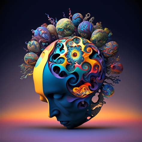 Premium Ai Image A Colorful Image Of A Womans Face With Many