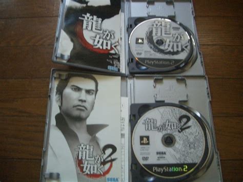 Yahooオークション 即決有ps2 龍が如く 龍が如く2 2枚セット Plays