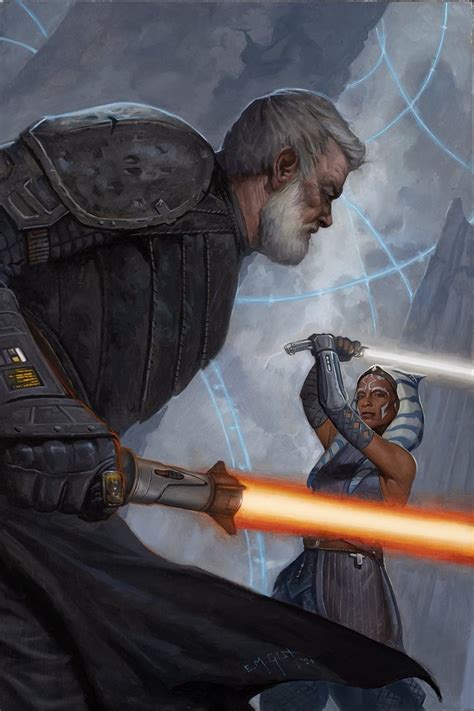 Ahsoka Tano And Baylan Skoll Star Wars And 1 More Drawn By Erikgist