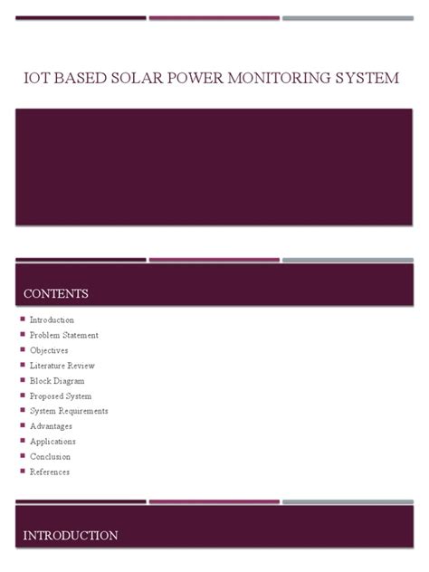 Iotbased Solar Power Monitoring Download Free Pdf Solar Panel
