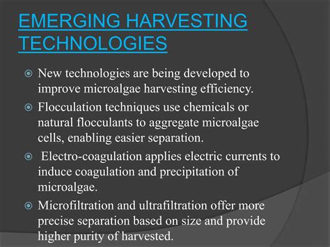 Harvesting Of Microalgae Biomass Ppt