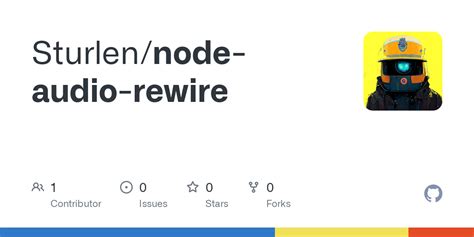 Github Sturlen Node Audio Rewire